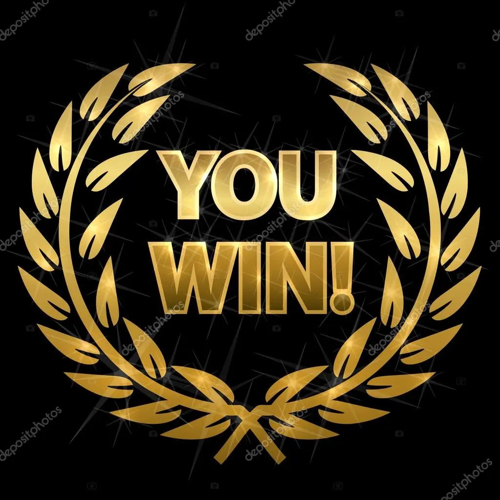 congratulations you won our competition