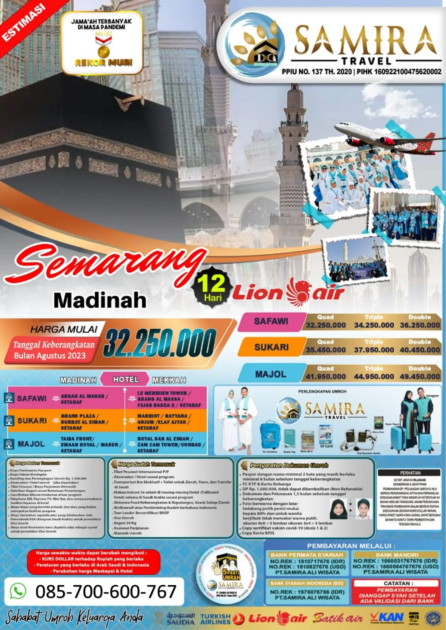 Daftar Umroh Samira Travel Umroh Dari Semarang